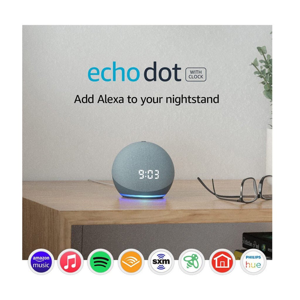 Echo Dot (4ta Generación) | Parlante inteligente con reloj y Alexa ...